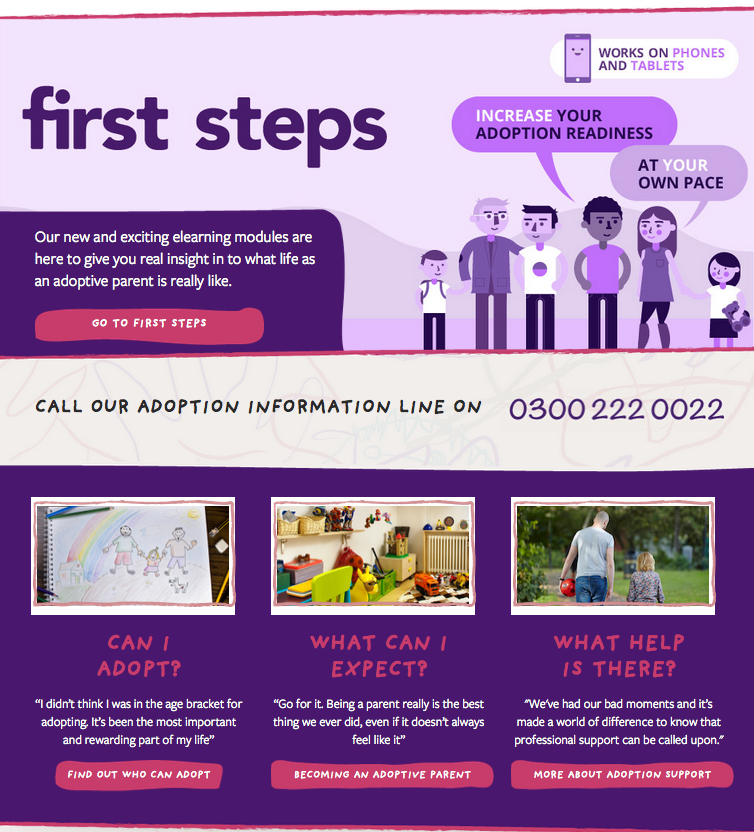 First Steps: e-learning for adoption